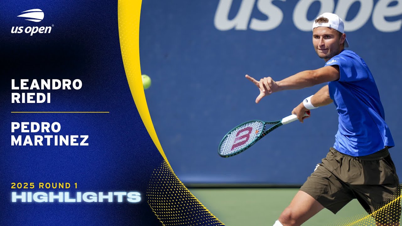 Leandro Riedi vs. Pedro Martinez Highlights | 2025 US Open Round 1 ...