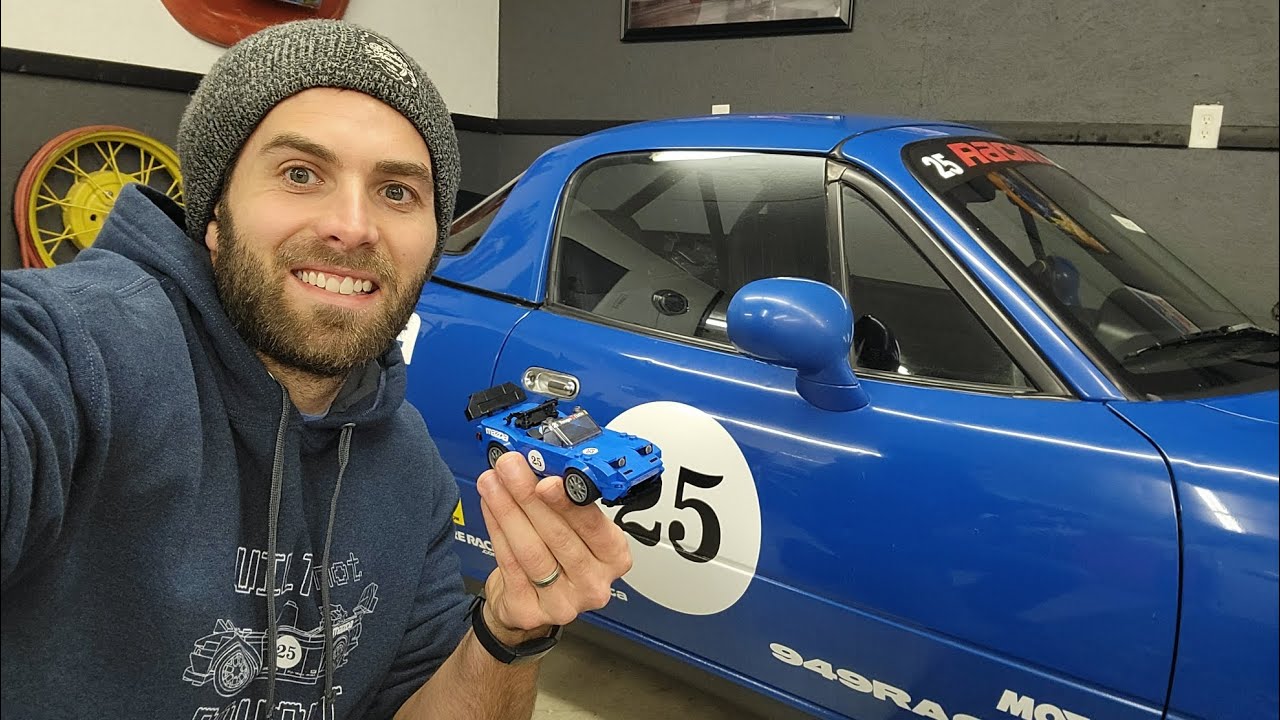 Turning my real racecar into a Lego car!! - YouTube