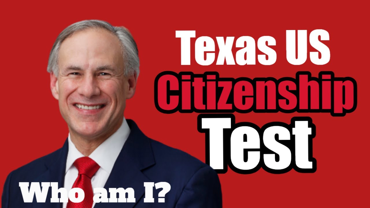 TEXAS US CITIZENSHIP Test 2023 Easy Questions - YouTube