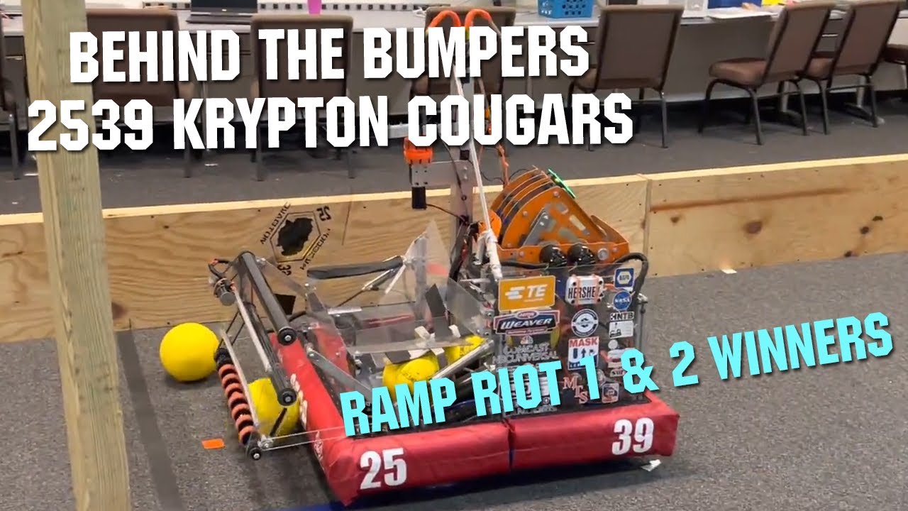 Behind the Bumpers 2539 Krypton Cougars Infinite Recharge - YouTube