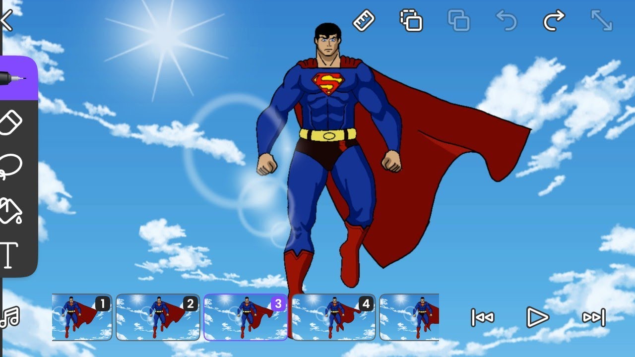 Animation process | Superman cape movements tutorial (Superman vs ...
