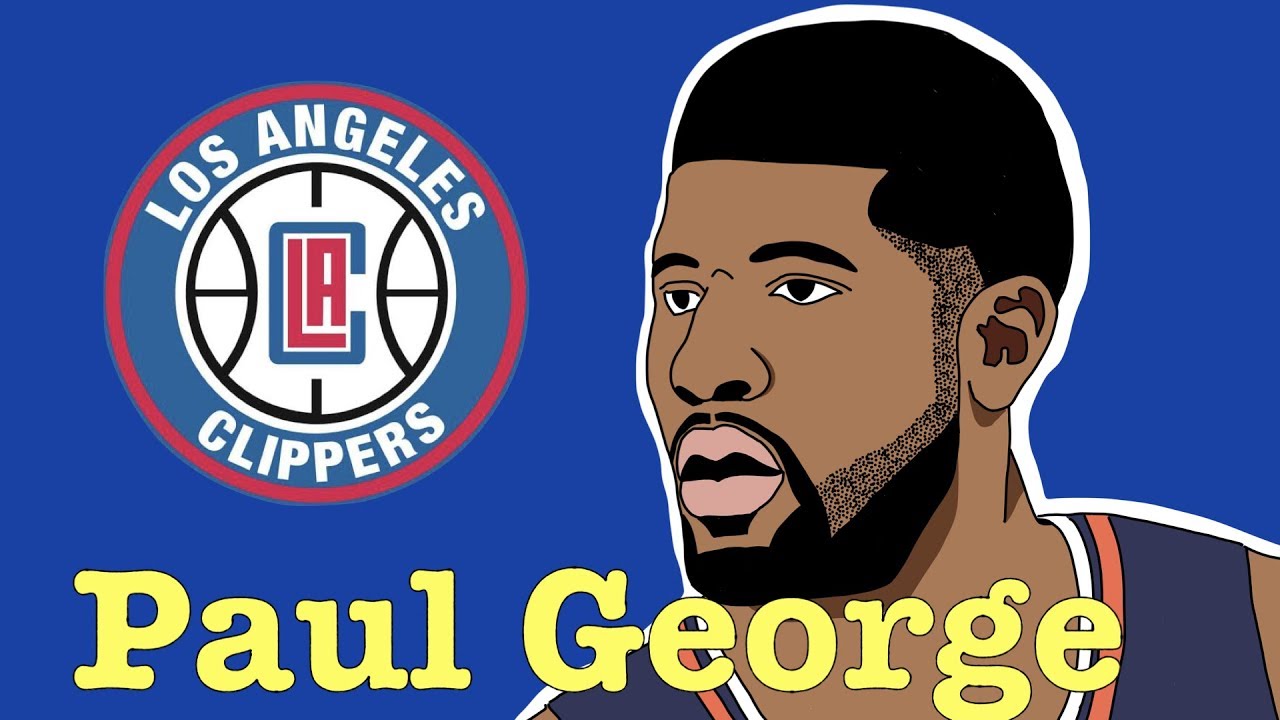 Drawing NBA Celebrity : “ Paul George “ on iPad | Apple Pencil ...