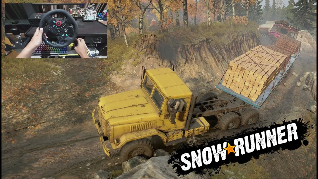 ANK MK38 CIVILIAN drag KRS 58 Bandit - SnowRunner | Logitech G29 | 21:9 ...