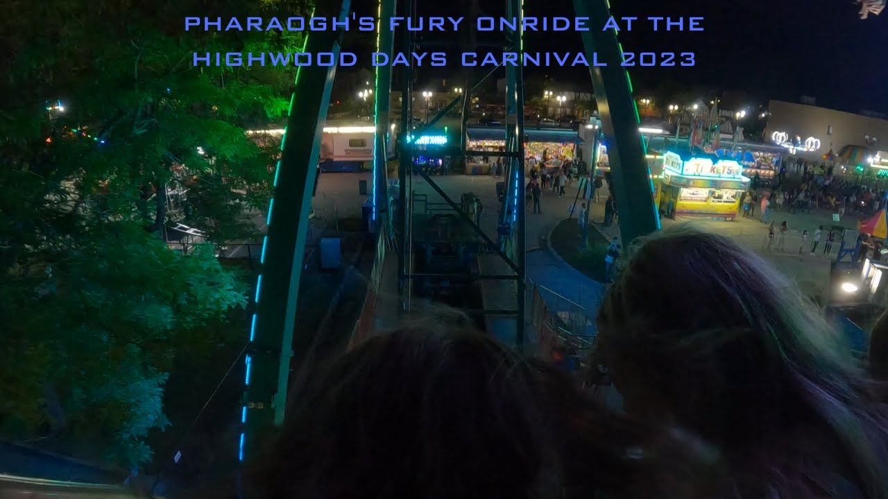 Pharoah's Fury Onride At The Highwood Days Carnival 2023 - YouTube
