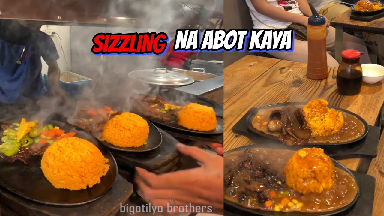 SIZZLING LIEMPO STEAK JAVA RICE AT MARAMI PANG IBA SA EGOY SIZZLING SA ...