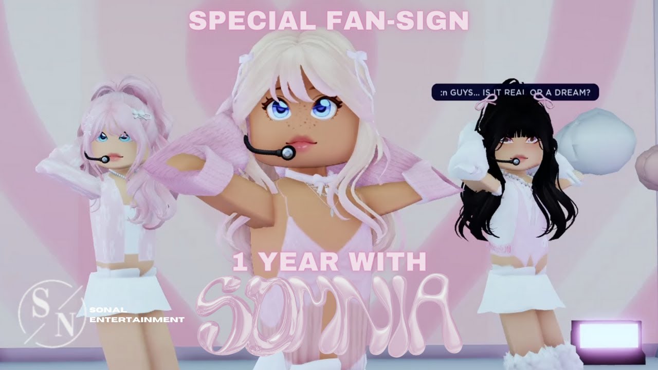 SOMNIA - 1ST FANSIGN {Highlights + Performances} | 4K ROBLOX KPOP - YouTube
