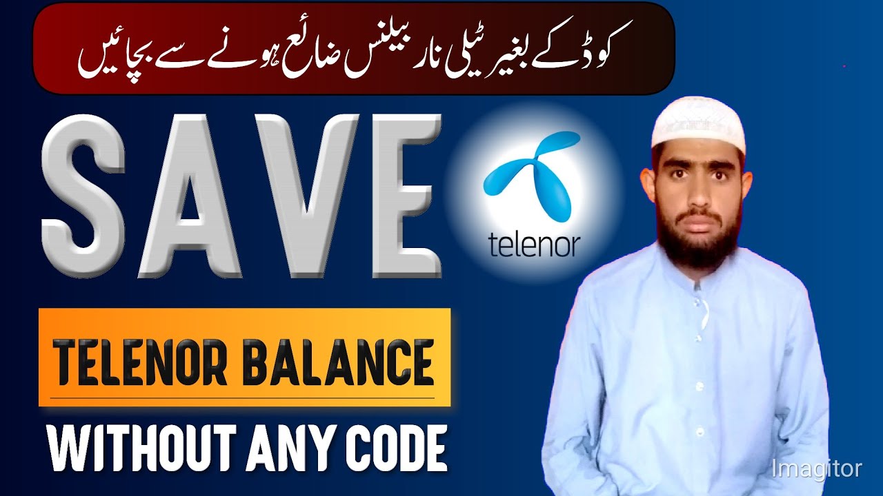 telenor balance save code when data is on || balance save karne ka ...