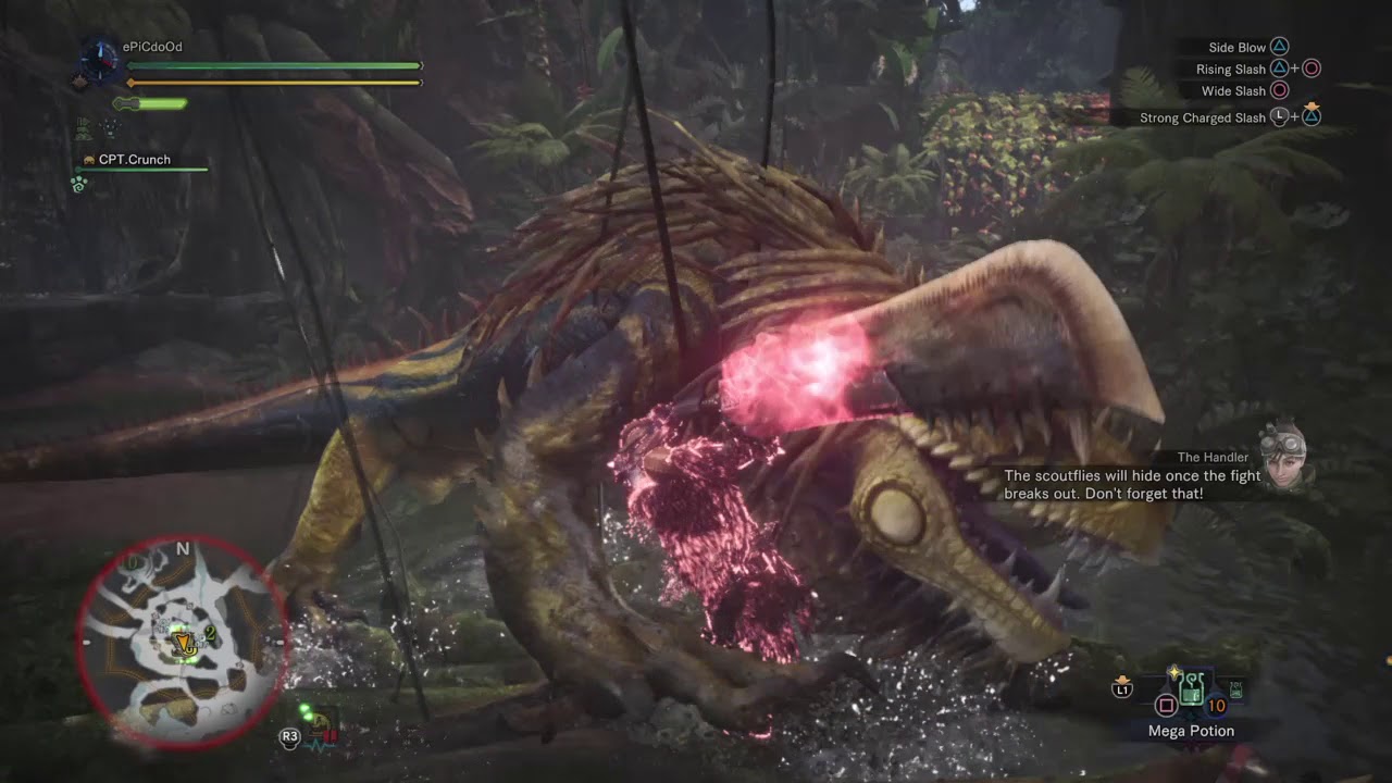 Monster Hunter World Beta Great Jagras Hunt Youtube 6730