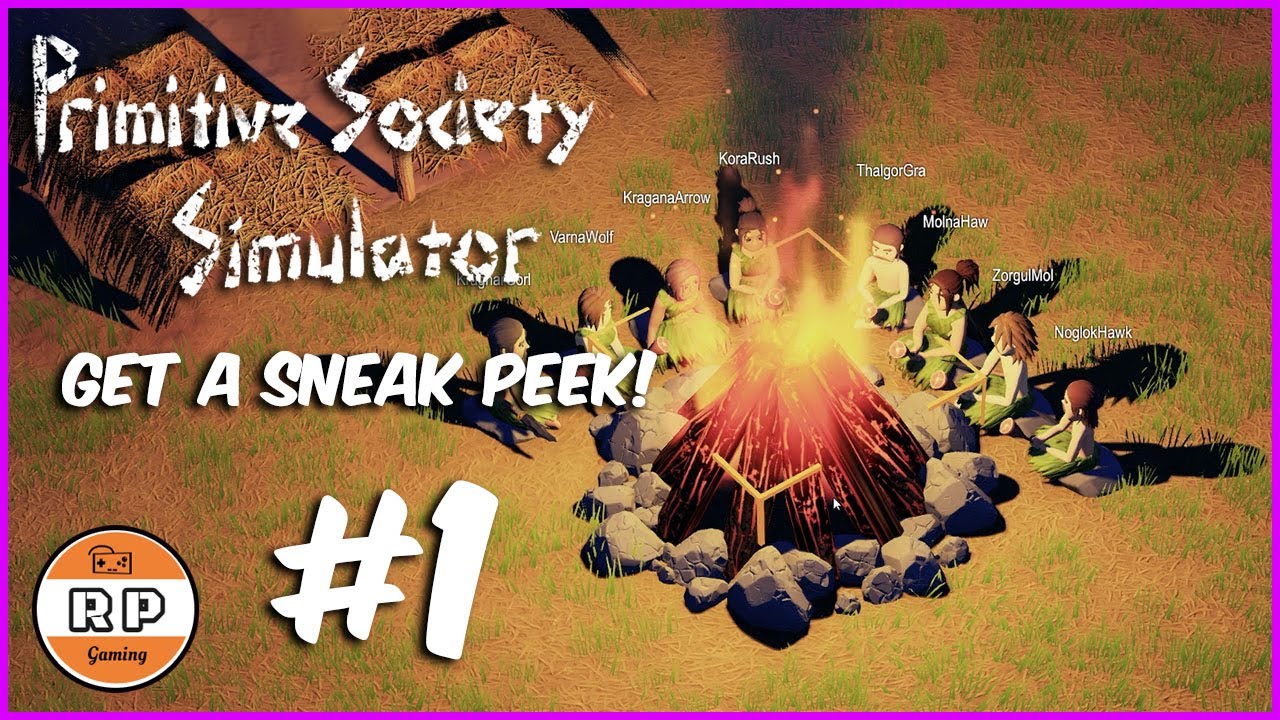 Primitive Society Simulator: Get a Sneak Peek! - YouTube