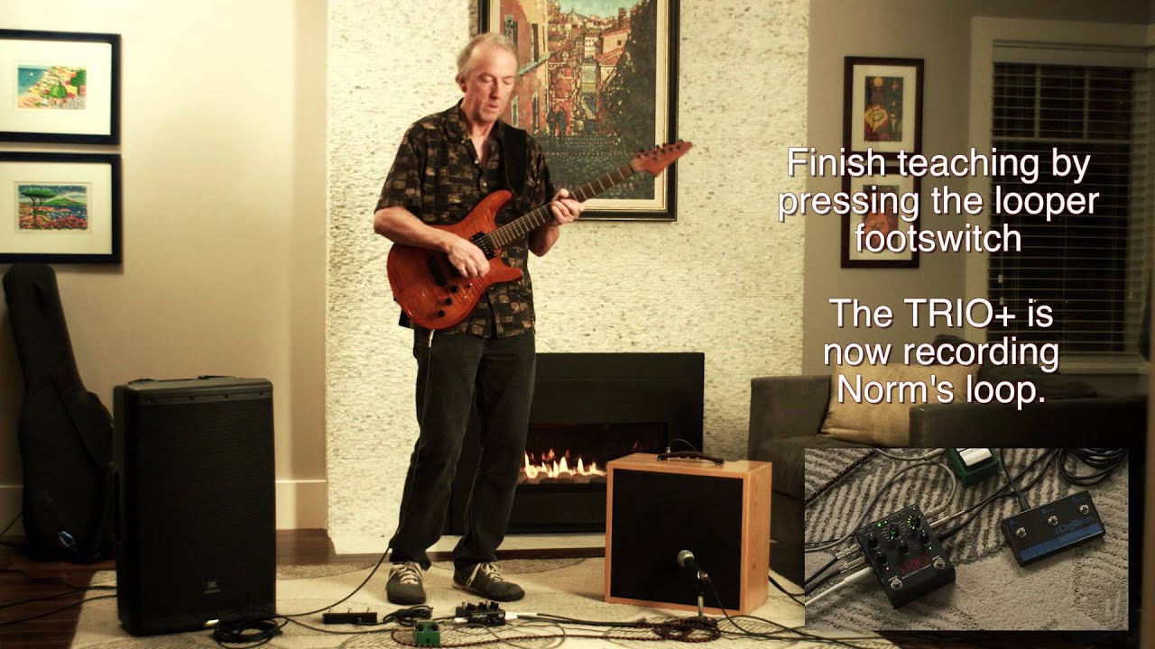 Norm Campbell Demos the DigiTech TRIO+ - YouTube