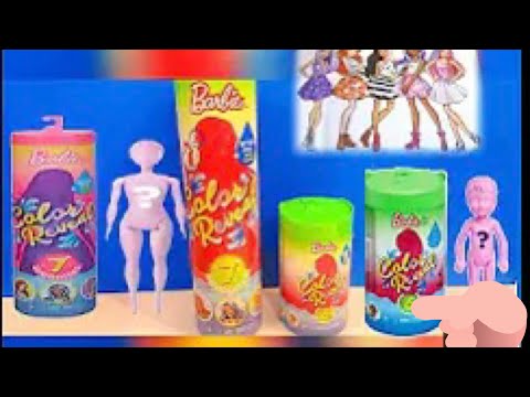 New Barbie Color Reveal Dolls|Water Reveals| with Surprises !!!
