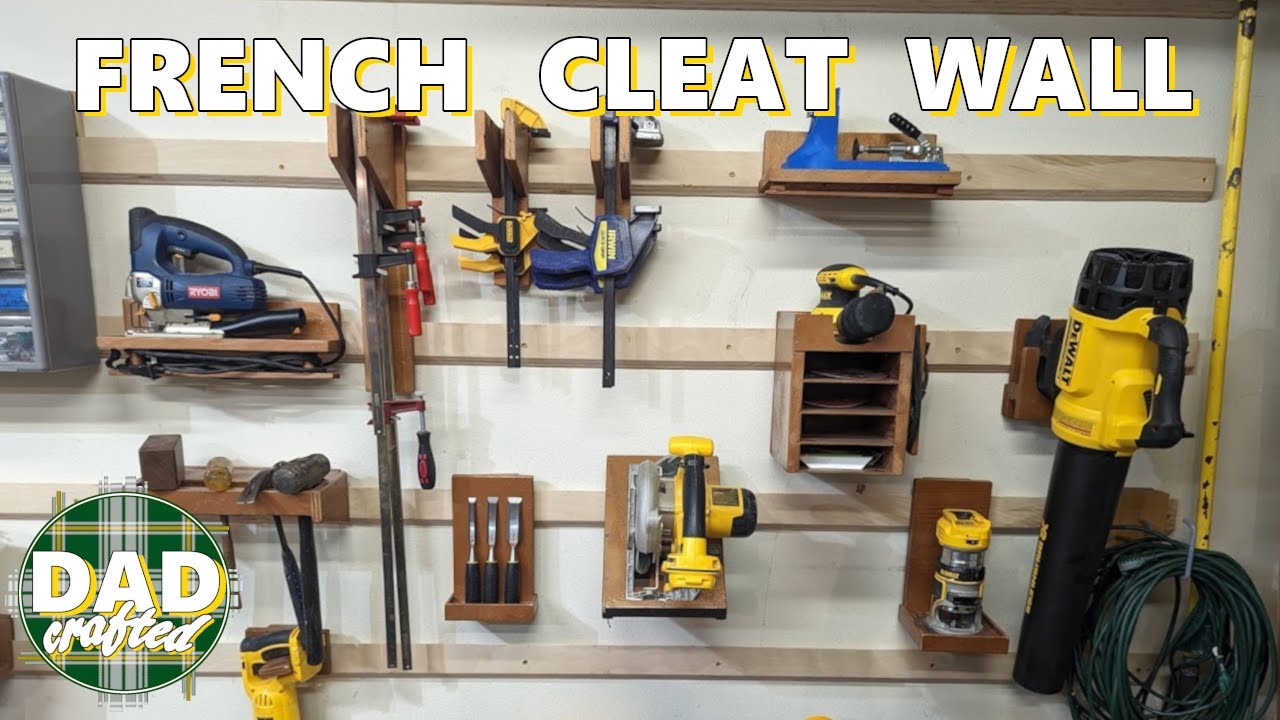 French Cleat Garage Storage French Cleat Lumber Rack From Scrap Lumber