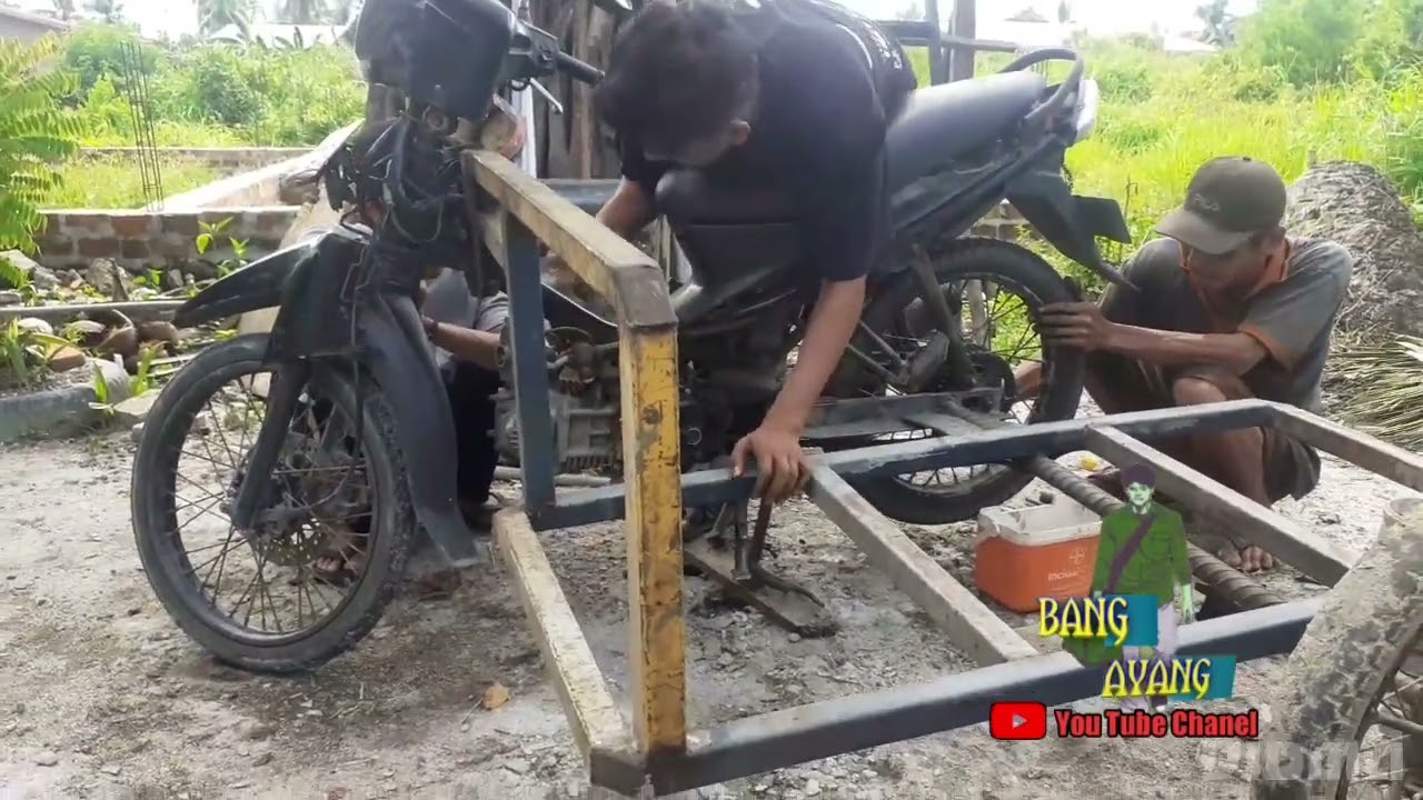 PEMASANG BECAK MOTOR RODA TIGA - YouTube
