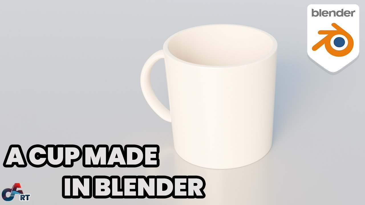 A REALISTIC CUP MADE IN BLENDER - YouTube