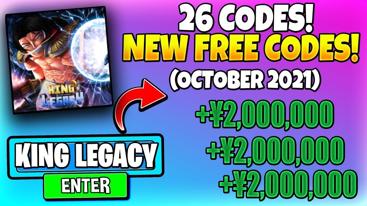 King Legacy (OCTOBER 2021) CODES *HALLOWEEN* ALL NEW ROBLOX King Legacy ...