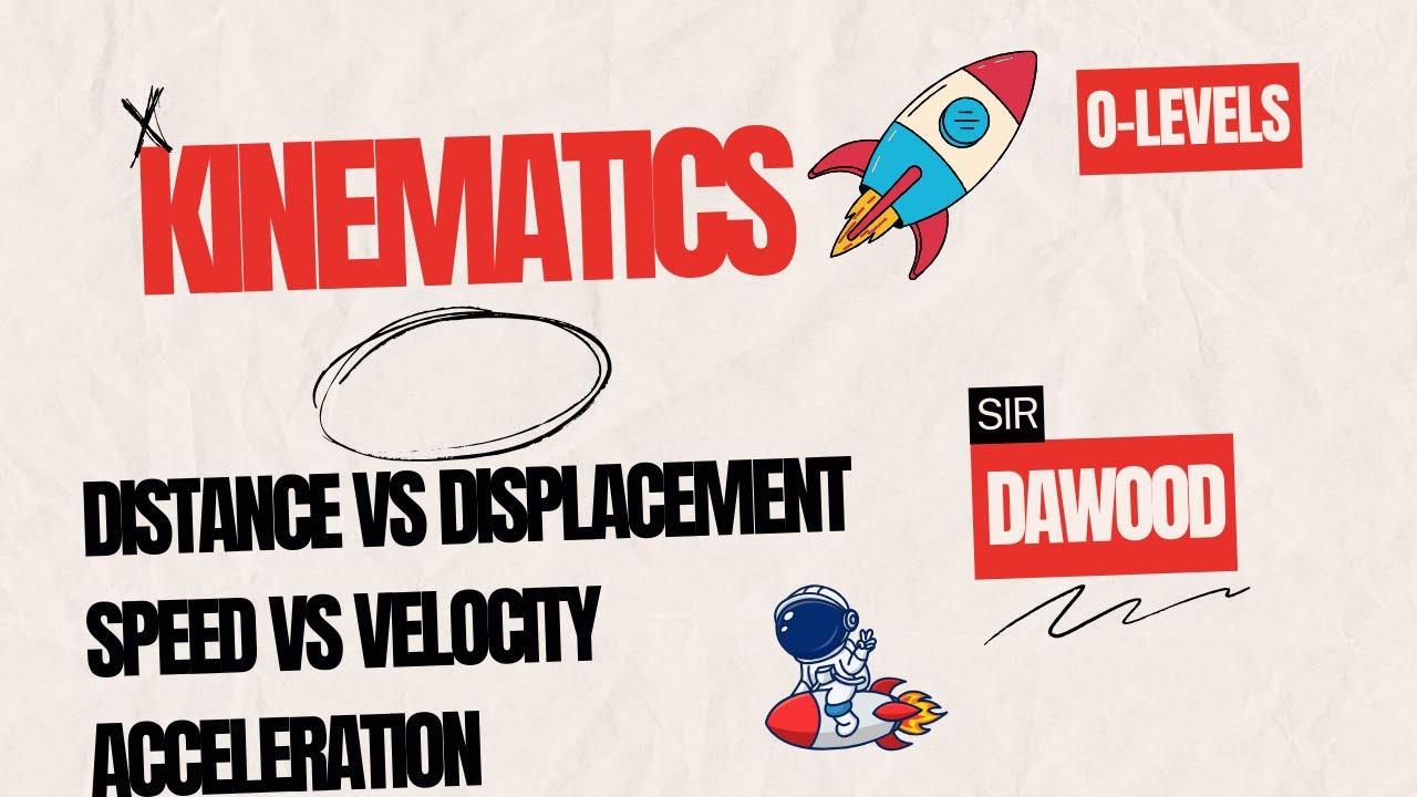 OL/IGCSE - Displacement Distance Speed Velocity Acceleration - YouTube