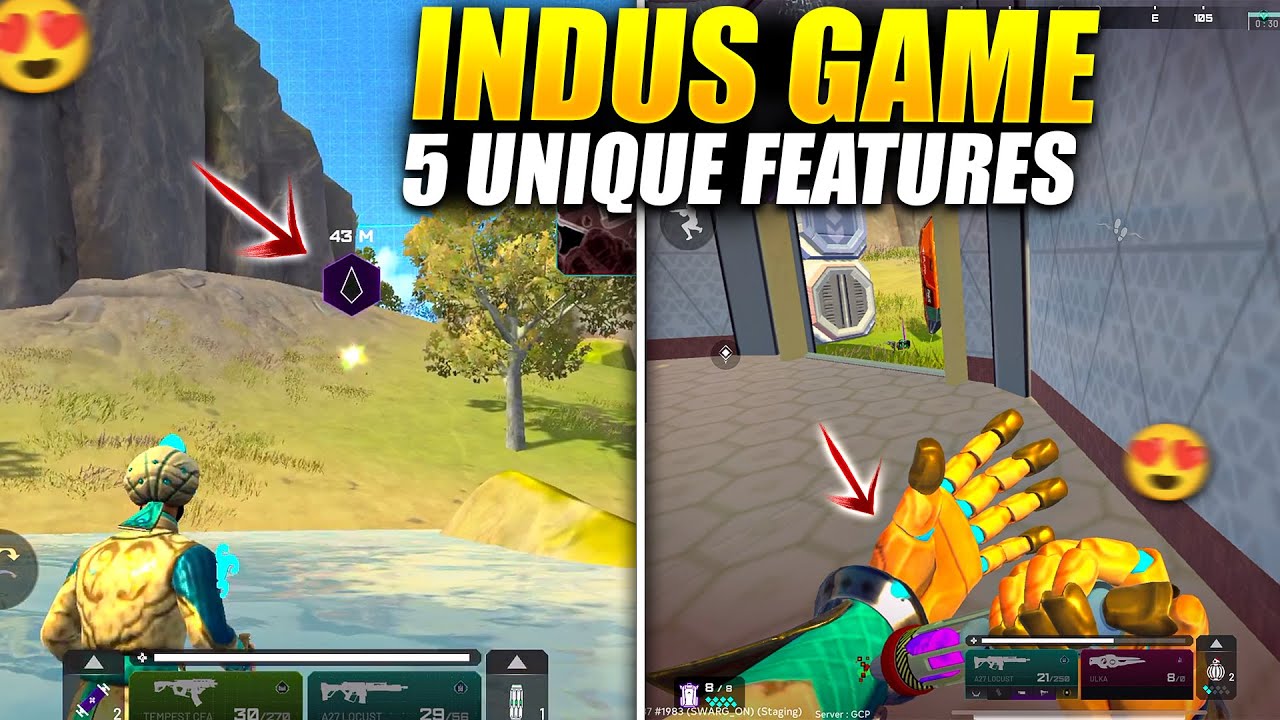 😍 5 Unique Features in Indus Closed Beta | Indus Battle Royale | Indus ...