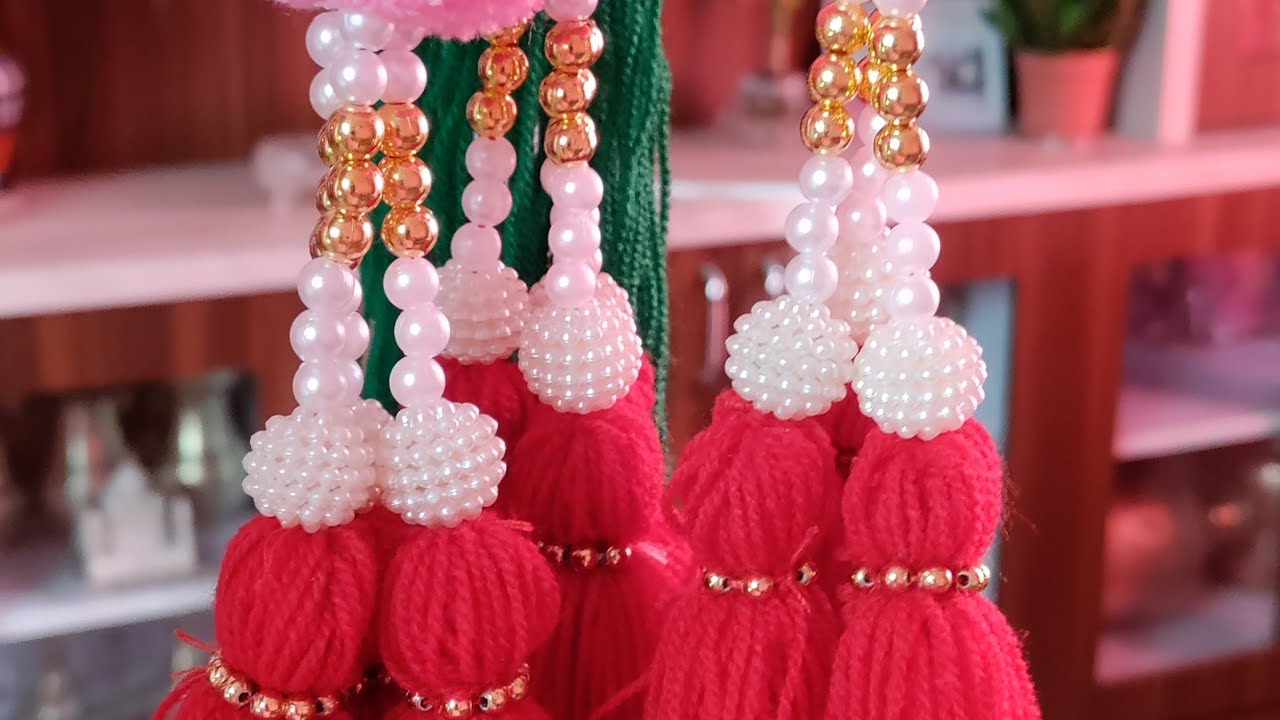 handmade woolen lachha.(dhagoko lachha dori)#Nepali silai bunai. - YouTube