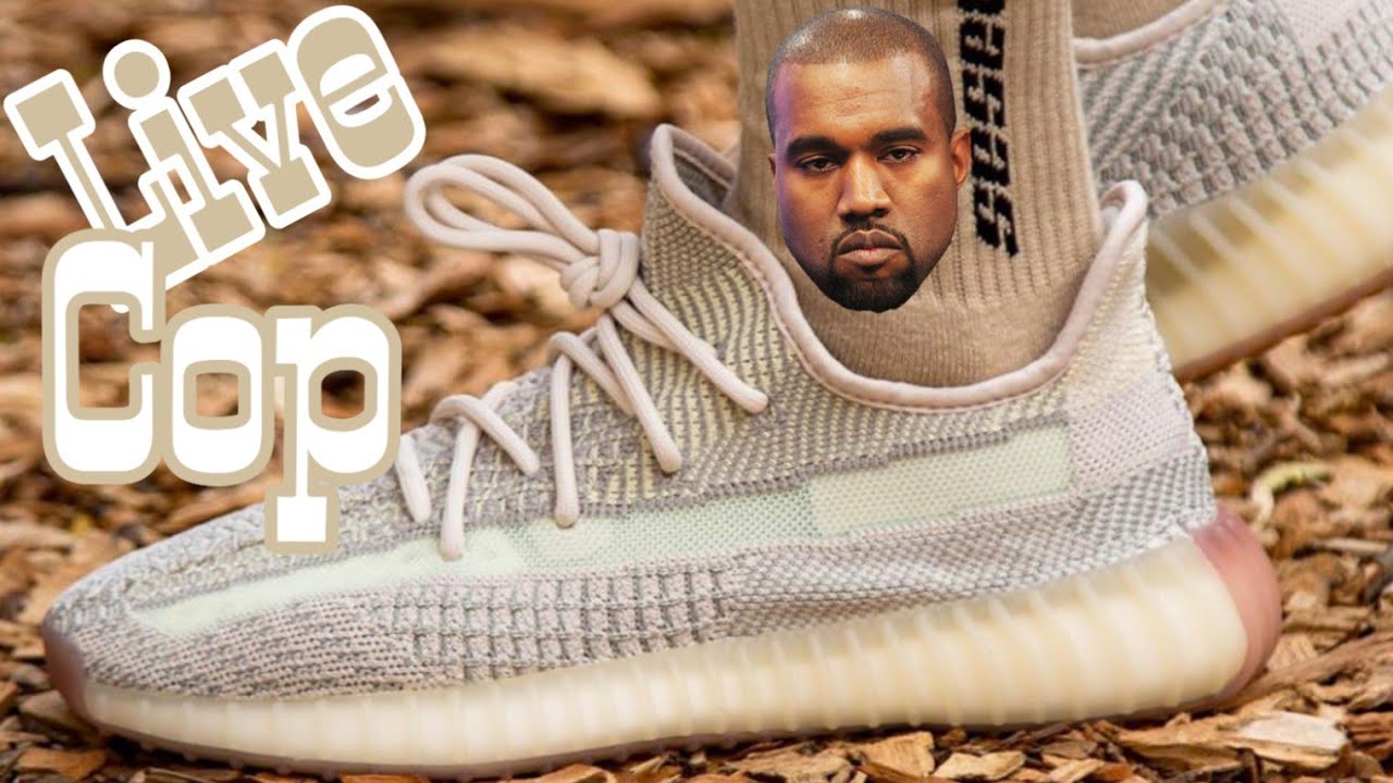Adidas Yeezy 350 V2 Citrin LIVE COP [ Travis Scott Reese Puff Giveaway ...
