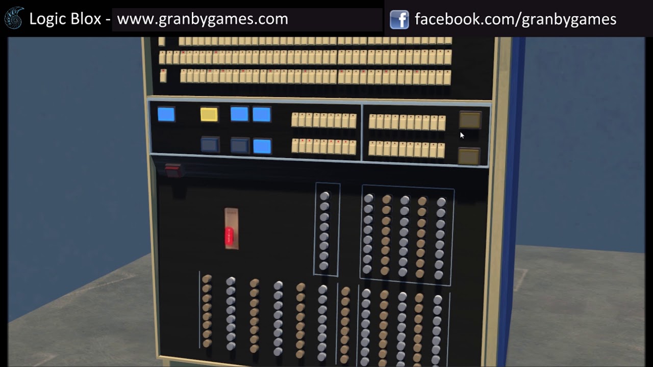 Logic Blox IBM 7040 - YouTube