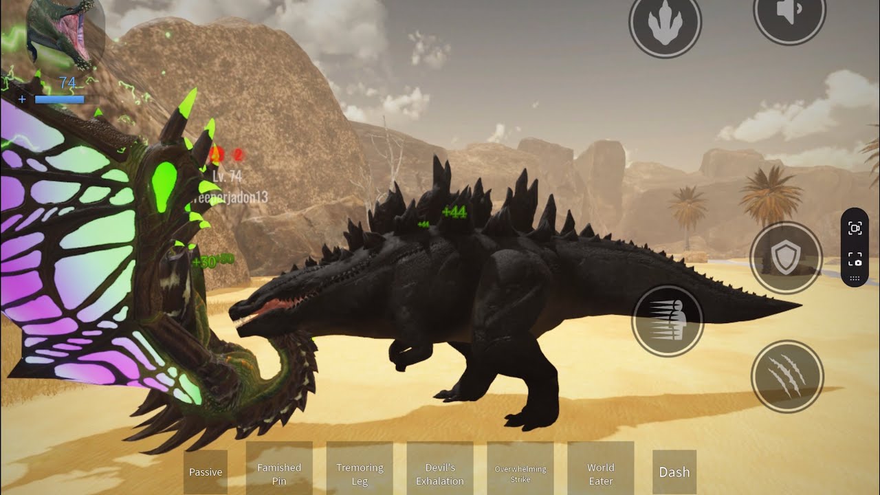 Monstrous battlegrounds Godzilla 1v1 gameplay - YouTube