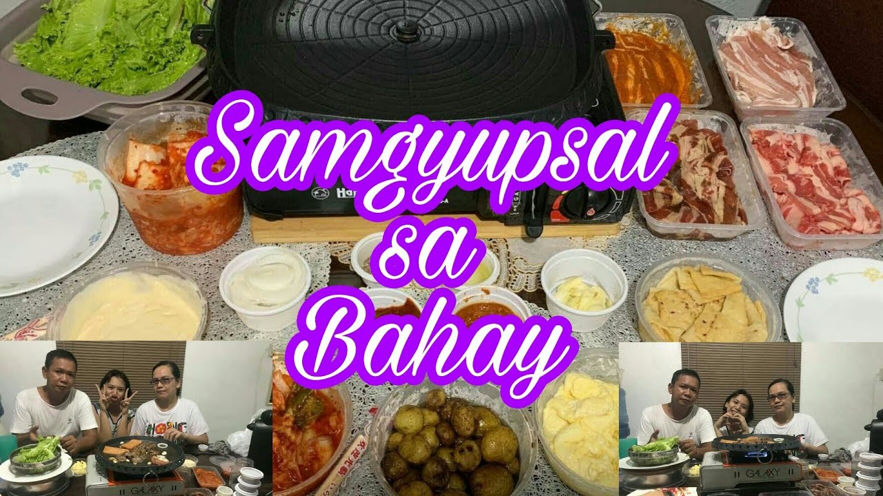 SAMGYUPSAL DINNER AT HOME / MUKBANG / MARIA IRMA - YouTube