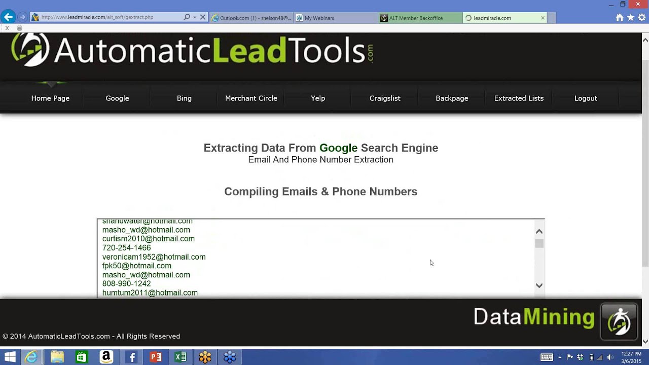 Automatic Lead Tools Software Demo - YouTube