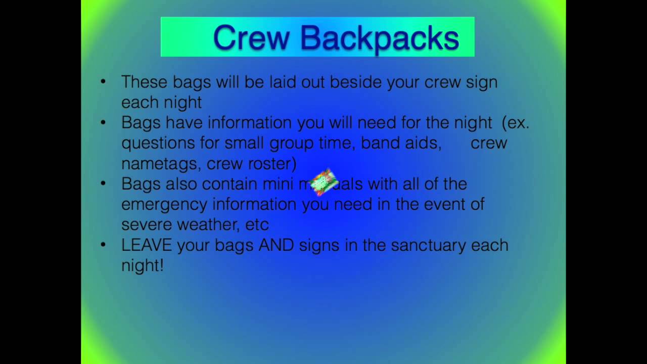 Crew Leader Training - YouTube