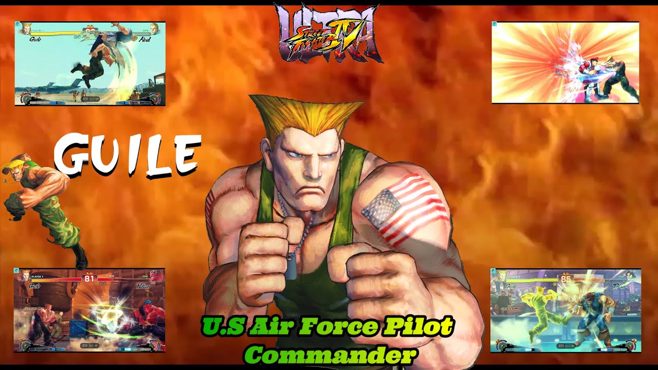Guile (U.S Air Force Pilot Commander) Ultra Street Fighter IV - YouTube