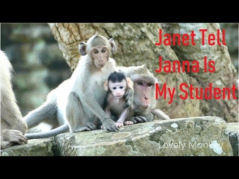 Sister Janet Perfectly Become Mom's Assistant For Help Teach Baby Janna Walk. First Step Successful.