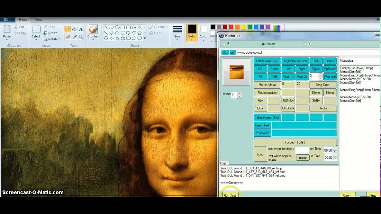 Użycie aplikacji Hector w Paint - YouTube