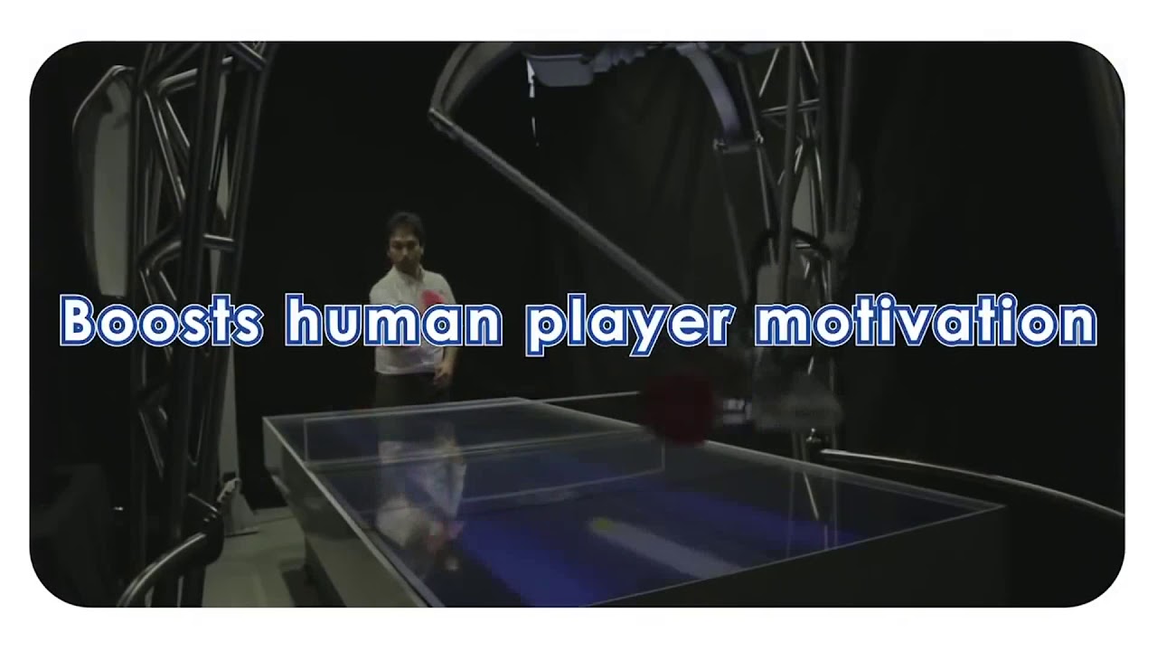 OMRON FORPHEUS Ping Pong Robot - YouTube