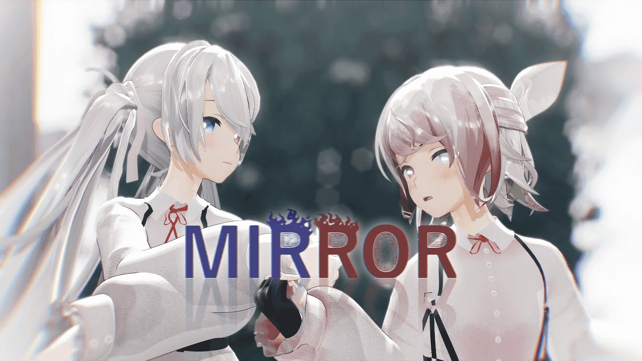 [MMD] MIRROR - YYB Monochrome Miku Rin - YouTube