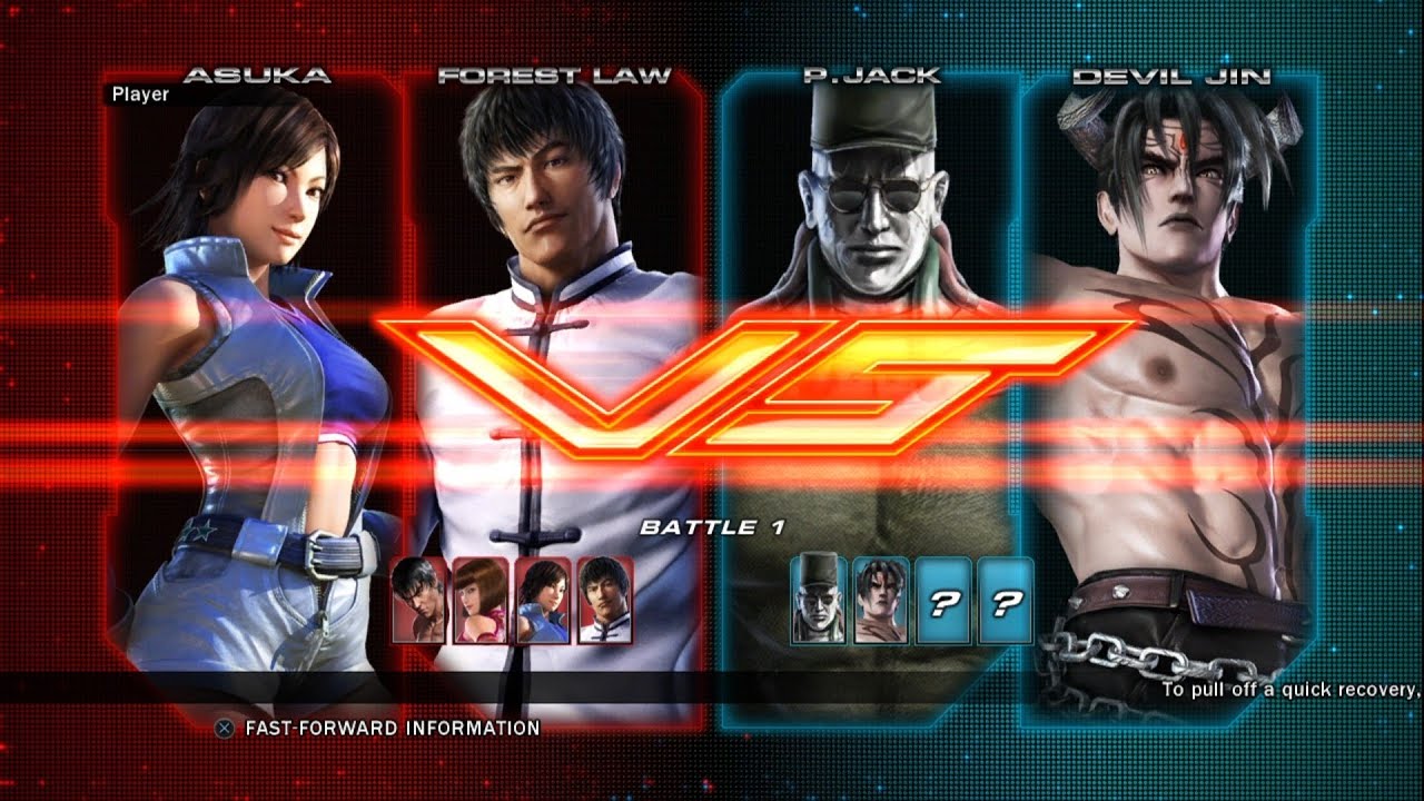 Tekken tag tournament 2 | Law team battle | 60fps | - YouTube