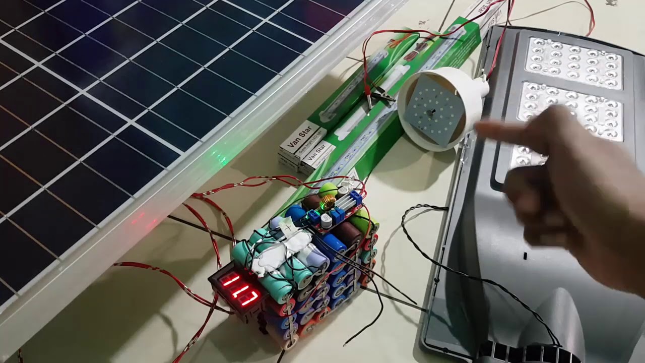 Cara Membuat Lampu Solar Panel 5, 7, 12, 15, dan 60 Watt Nyala 12 Jam ...