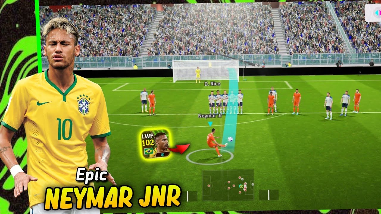 OMG 😮 Review Best efootball DRIBBLER NEYMAR's 102 Epic New Card 😍🚀 ...