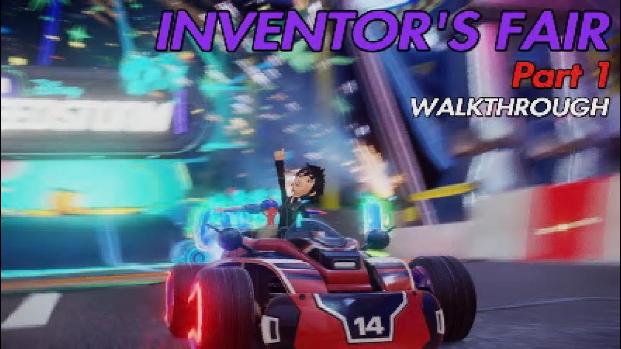 Disney SpeedStorm Walkthrough | Microbot Mayhem | Inventor's Fair - YouTube
