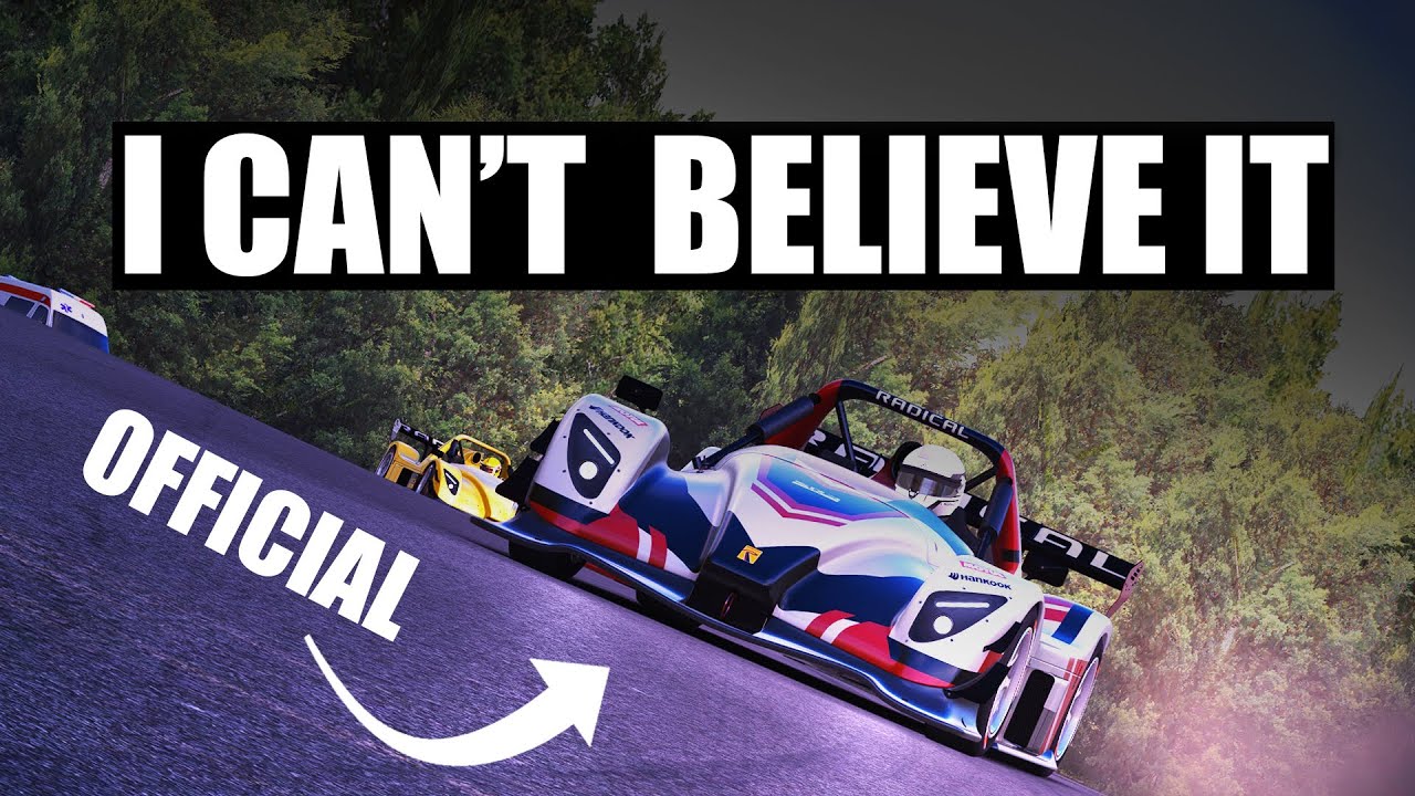 Radical Just Put Their New Race Car In A Simulator For Free And its ...