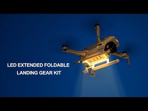 STARTRC LED Landing Gear with Lights for DJI Mini 4K/DJI Mini 2/Mavic Mini/DJI Mini SE Accessories