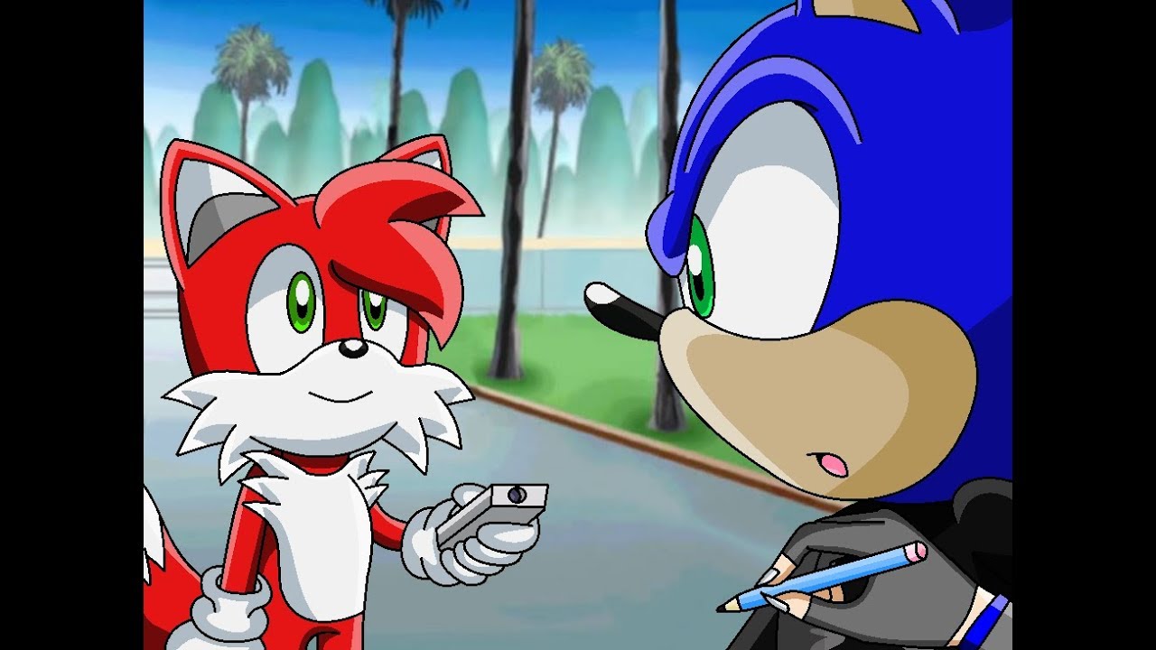 recoloring: sonic & tails to dark & flare (Denesis's request) - YouTube