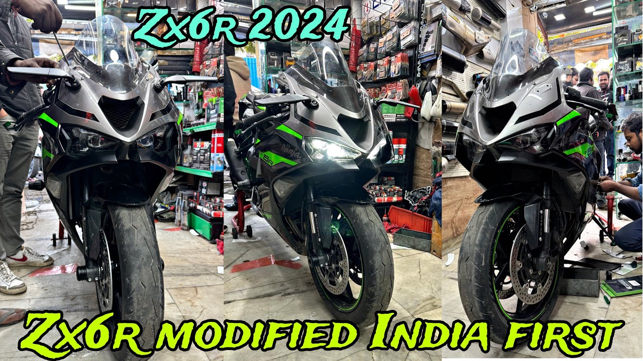 Zx6r modified India First 2024😱| ninja zx6r New Upgrade - YouTube