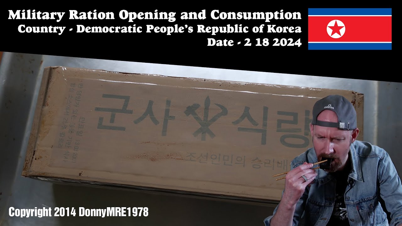 North Korean "MRE" ~ Y2K "Korean People's Victory Ration" Review - YouTube