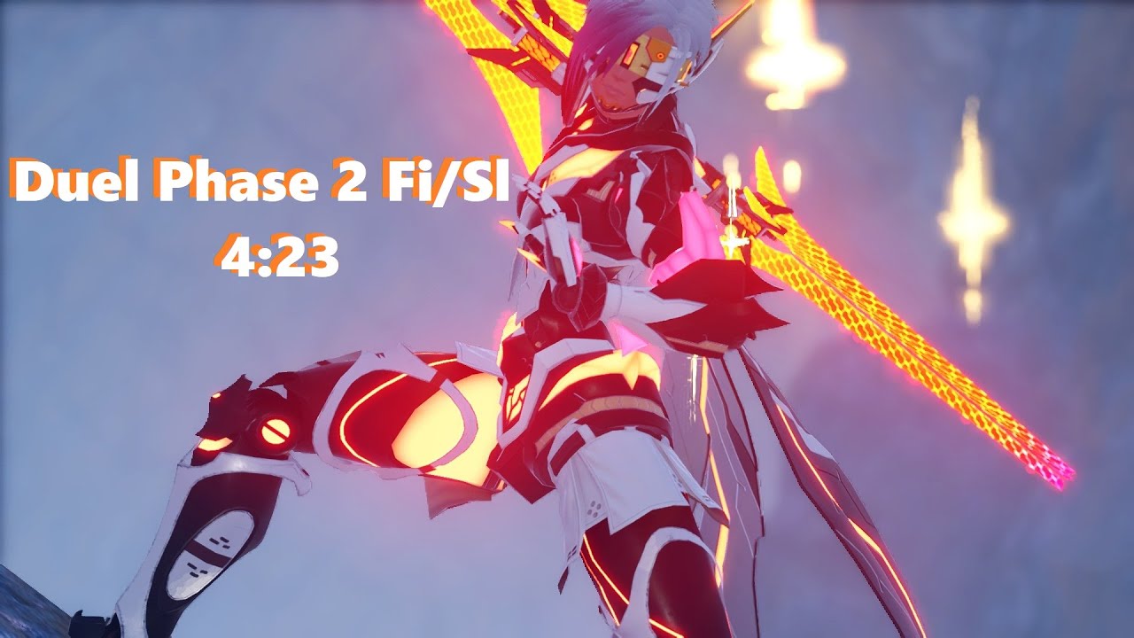 [ PSO2:NGS ] Duel Phase 2. Pure Double Saber Defi-Less (4:23) (Fi/Sl ...