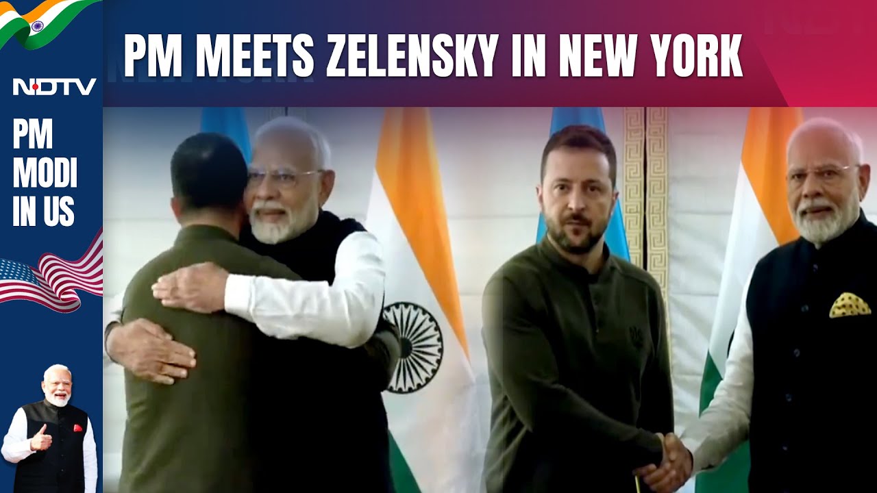 PM Modi US Visit | PM Meets Zelensky In New York, Reaffirms Support For ...