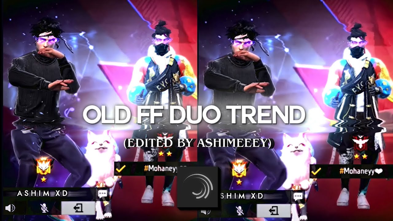 OLD FF DUO TREND 🔥 ️//EDITED BY ASHIMEEEY 💫🥴 //-(XML+CLIP+CC) - YouTube