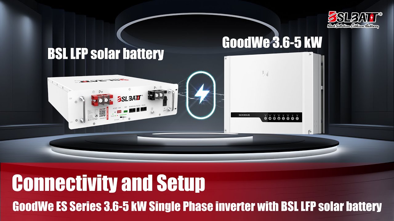 How to connect and set up GoodWe ES Series 3.6-5 kW Single Phase ...