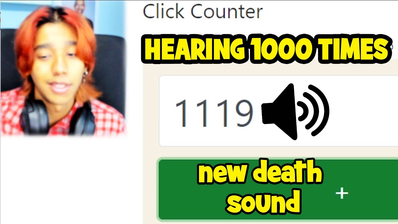 Hearing THE NEW ROBLOX *DEATH SOUND* 1000 TIMES.. - YouTube