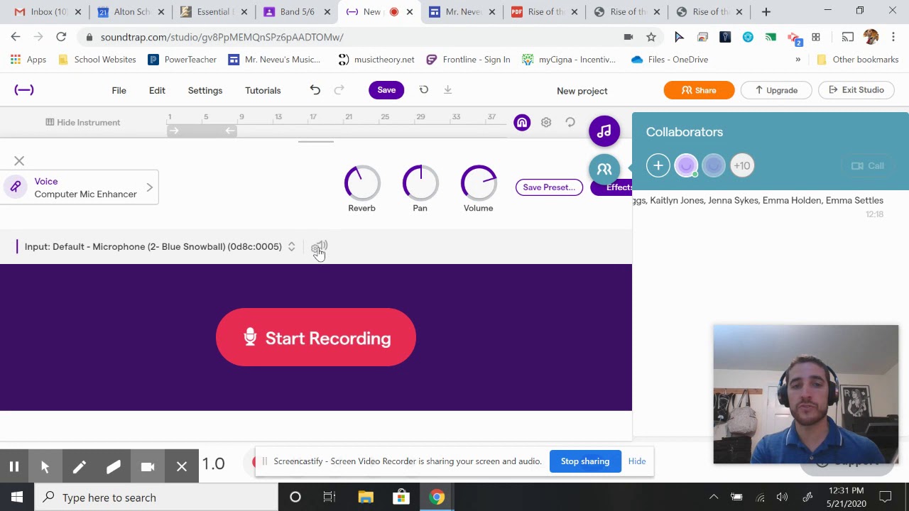 Adjust input volume in Soundtrap - YouTube