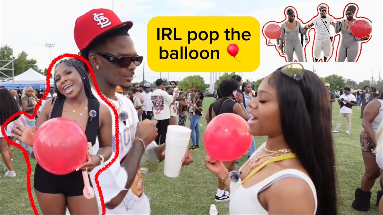 IRL Pop The Balloon 🎈 Alabama State Homecoming - YouTube