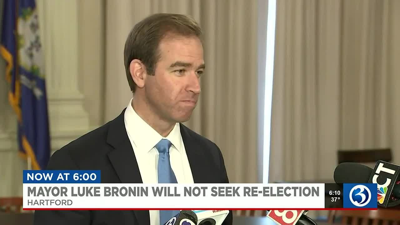 VIDEO: Hartford Mayor Luke Bronin will not seek re-election - YouTube